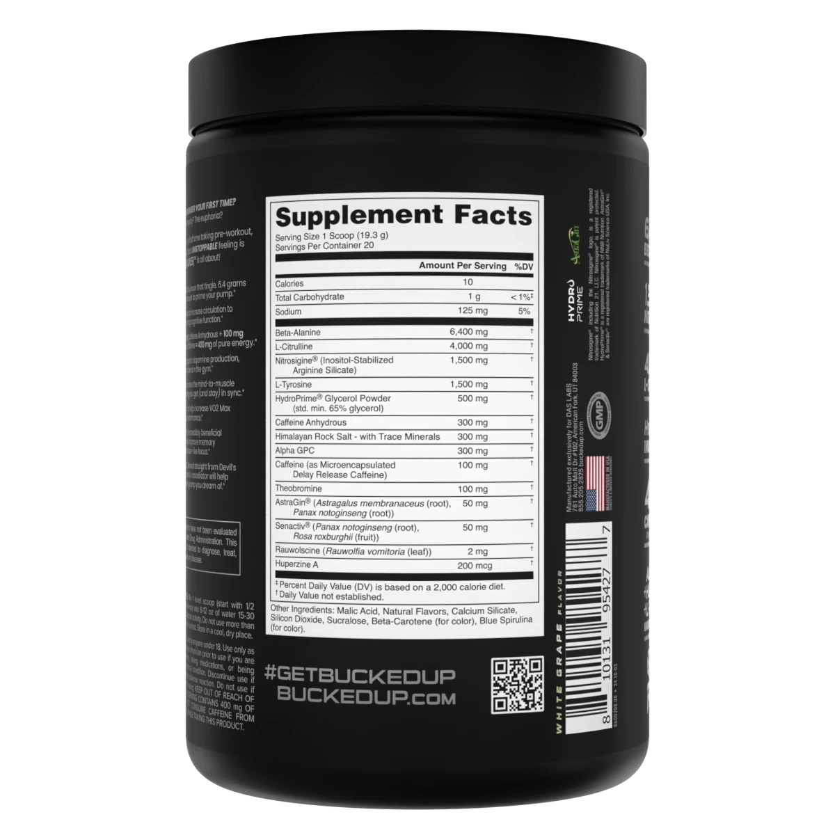 Best Pre-Workout Supplements | 400mg Caffeine Pre-Workout - Bucked Up